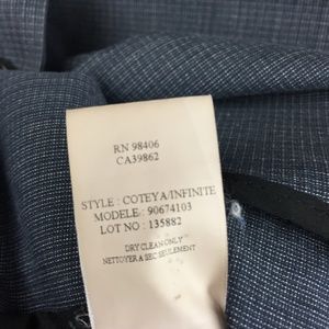 Theory | Jackets & Coats | Theory Womens Blazer Short Sleeve Gray Check ...